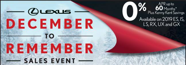 Tis the season for the Lexus December to Remember historic offers ...